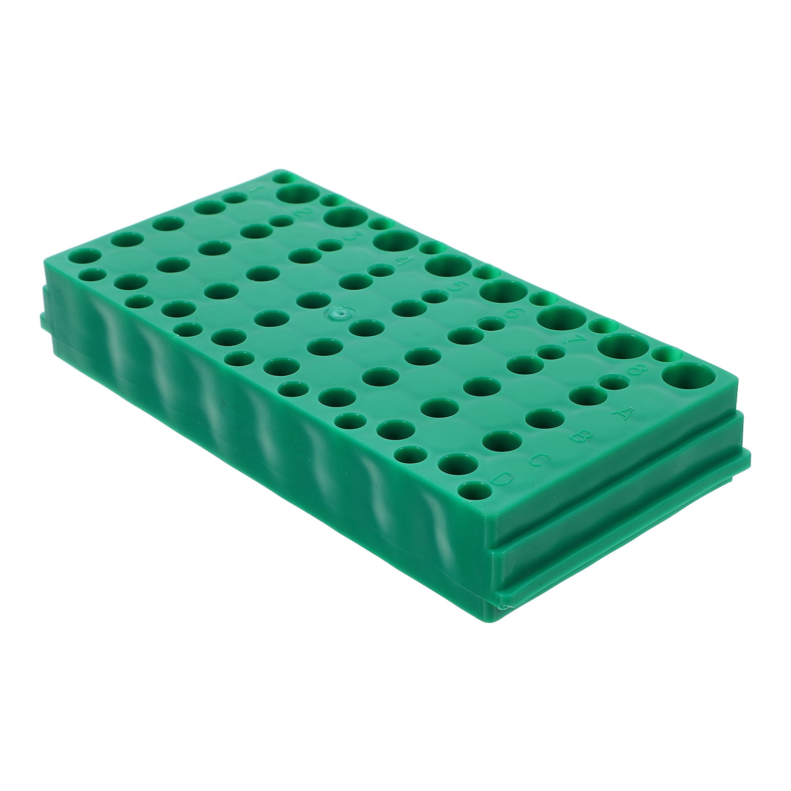 PBPBOX Test Tubes Rack Holder Plastic Green Dual Panel Design For Tubes ...