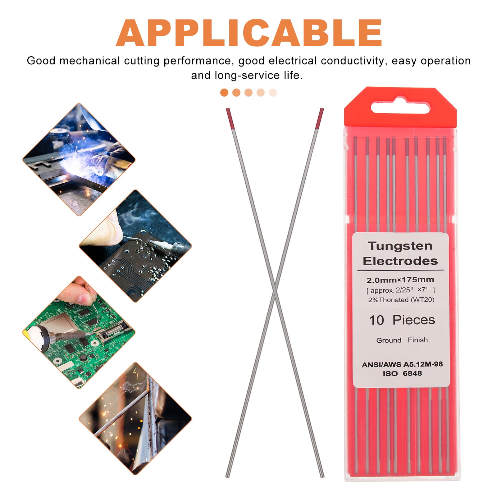 PBPBOX Thoriated Tungsten TIG Welding Rods for Optimal Performance in ...