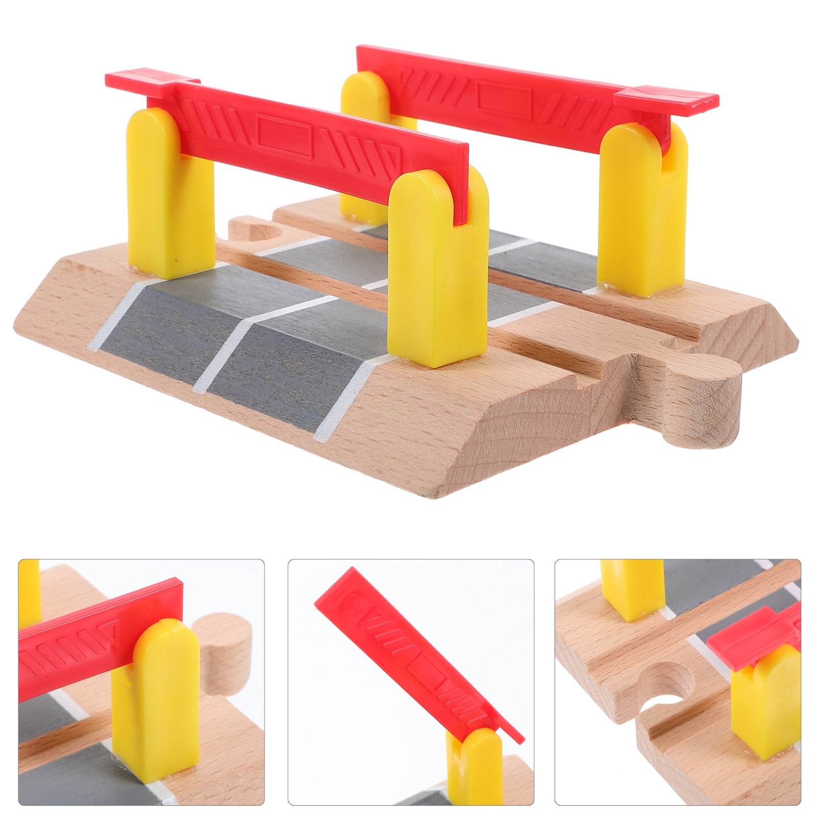 PBPBOX Plaything Train Set Train Track Accessory Multi Wood 1Pcs ...