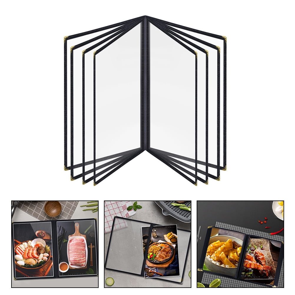PBPBOX Transparent Restaurant Menu Covers Book Folder for Restaurants ...