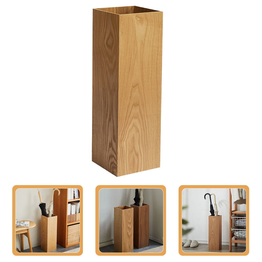 PBPBOX Umbrella Stand Rustic Bucket for Entryway Wall-mounted Fold ...