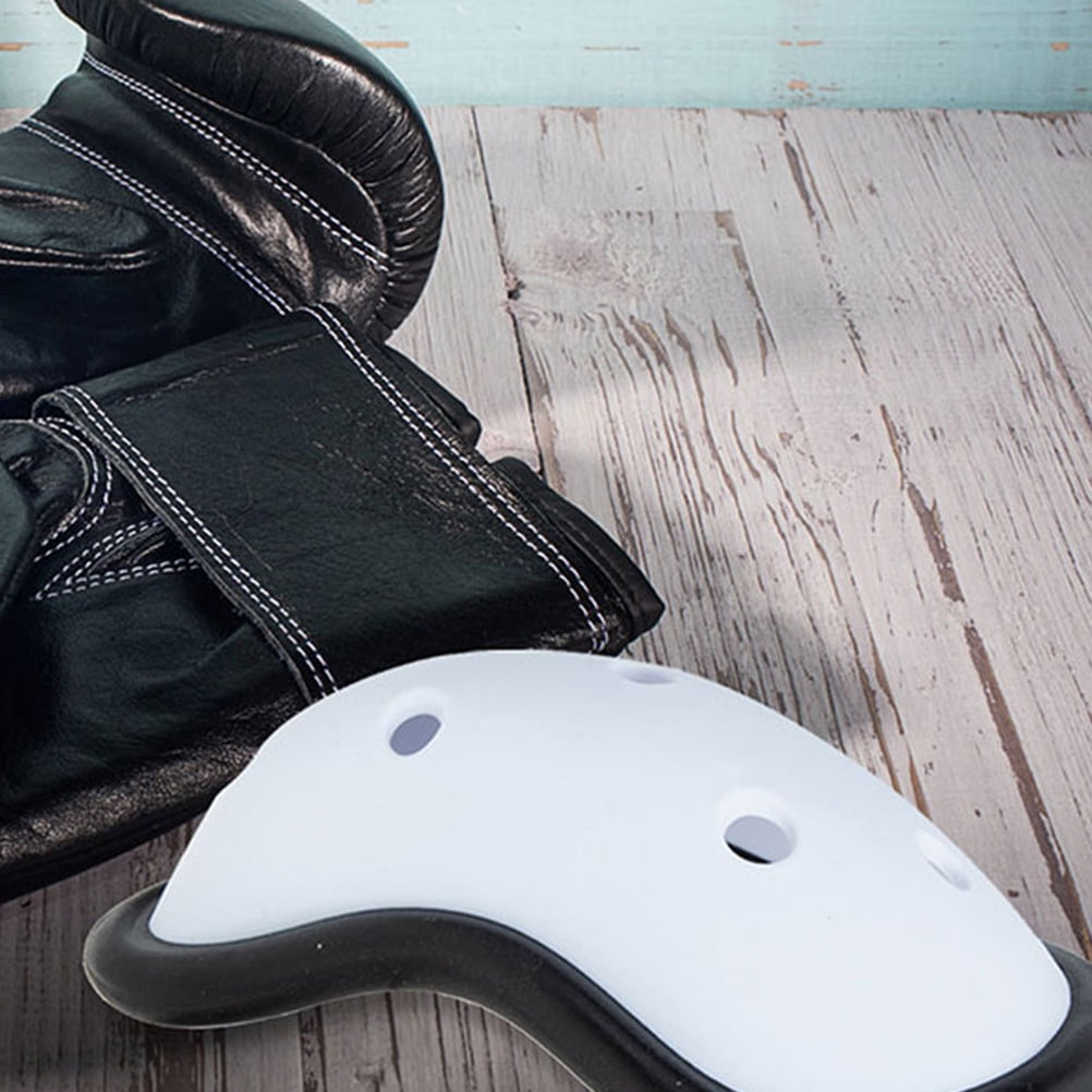 PBPBOX White Athletic Groin Guard with Breathable Padding for Effective ...