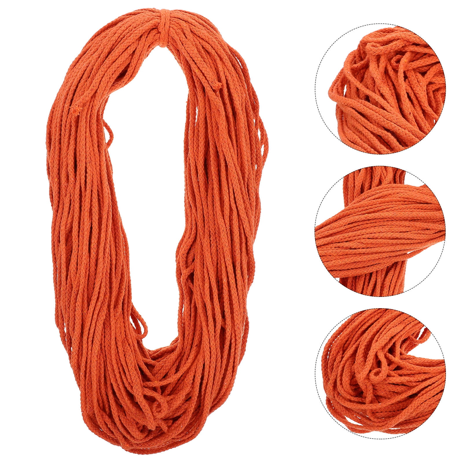 PBPBOX Woven Craft Material 1 Roll of Orange Polyester Cotton for DIY ...