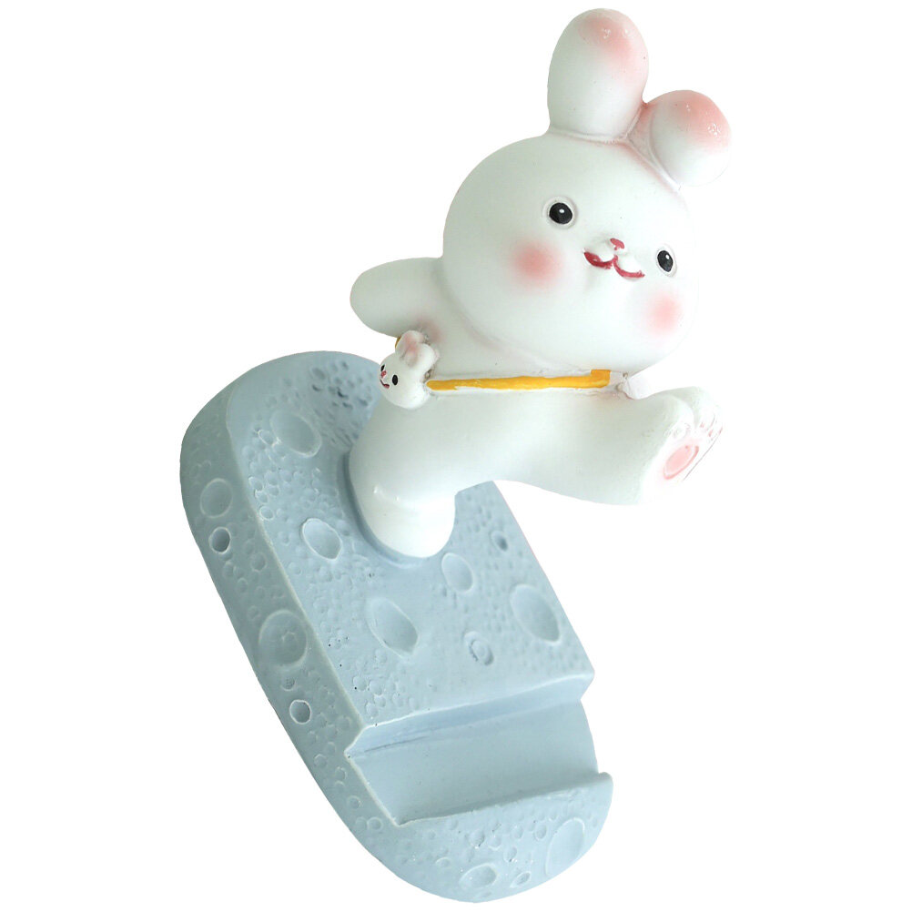 PBPBOX bunny display stand White Resin Cute Rabbit Design for Students ...