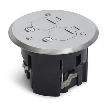 Hubbell Brass Floor Outlet Kit 71WDS - Walmart.com