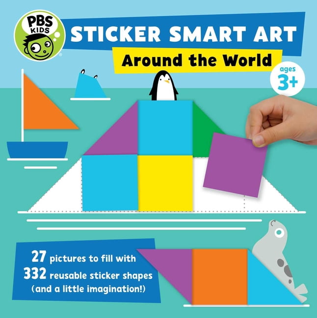 PBS Kids Sticker Smart Art: Around the World, (Hardcover) - Walmart.com