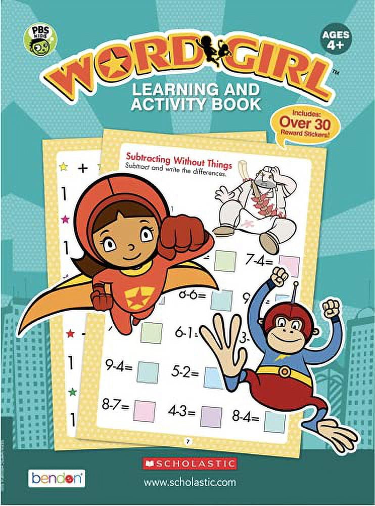 Pre-Owned PBS Kids Word Girl Educational, Early Learning Coloring and ...