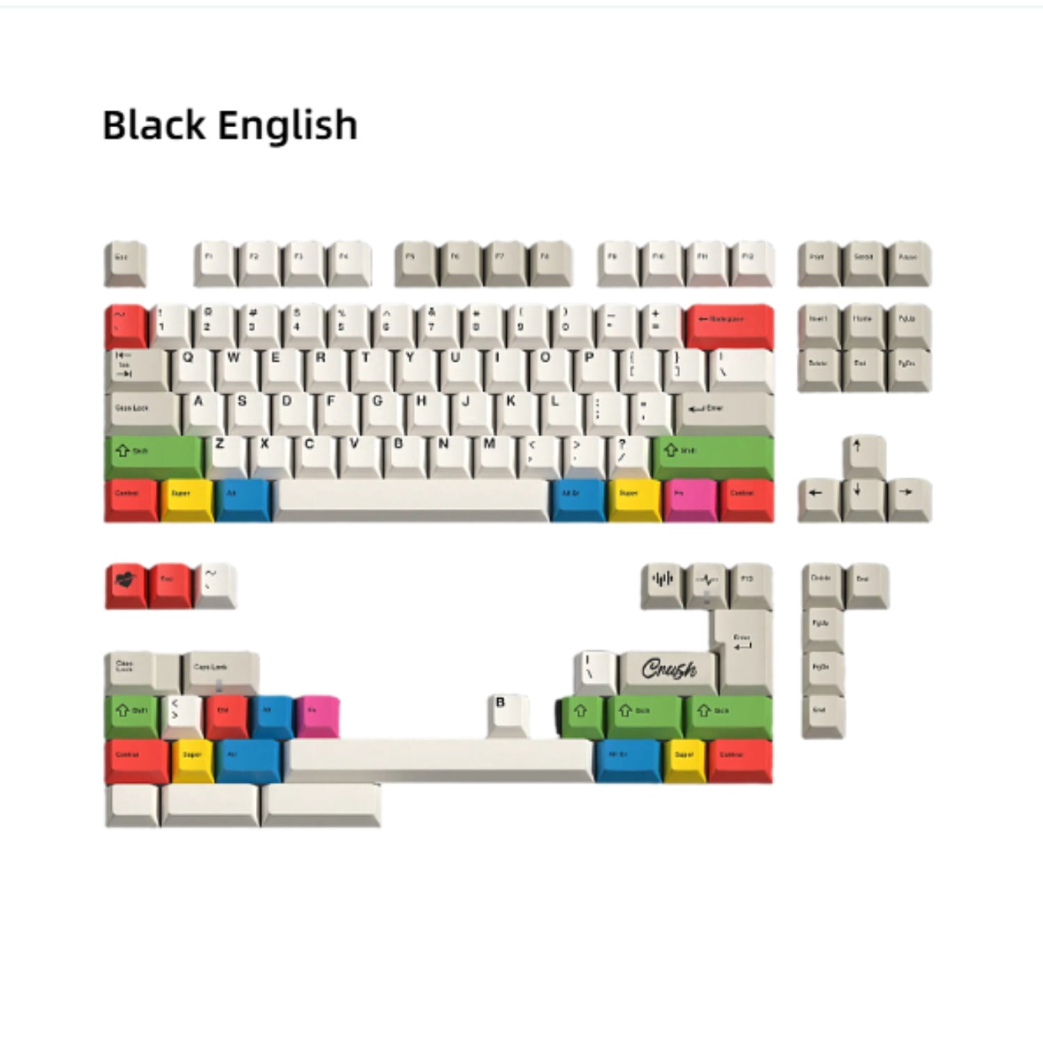 PBT Dye-Sublimation RGB Keycaps for Rainy75 & Crush80 and Other ...