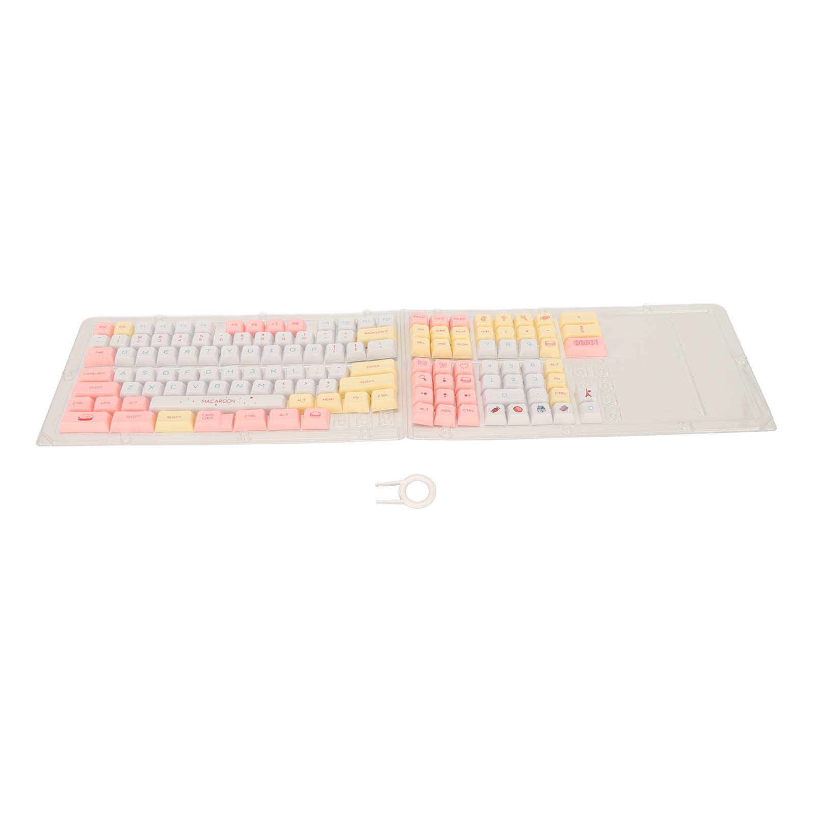 PBT Keyboard Keycaps 130 Keys Dye Sublimation Ergonomic Rich Colors ...