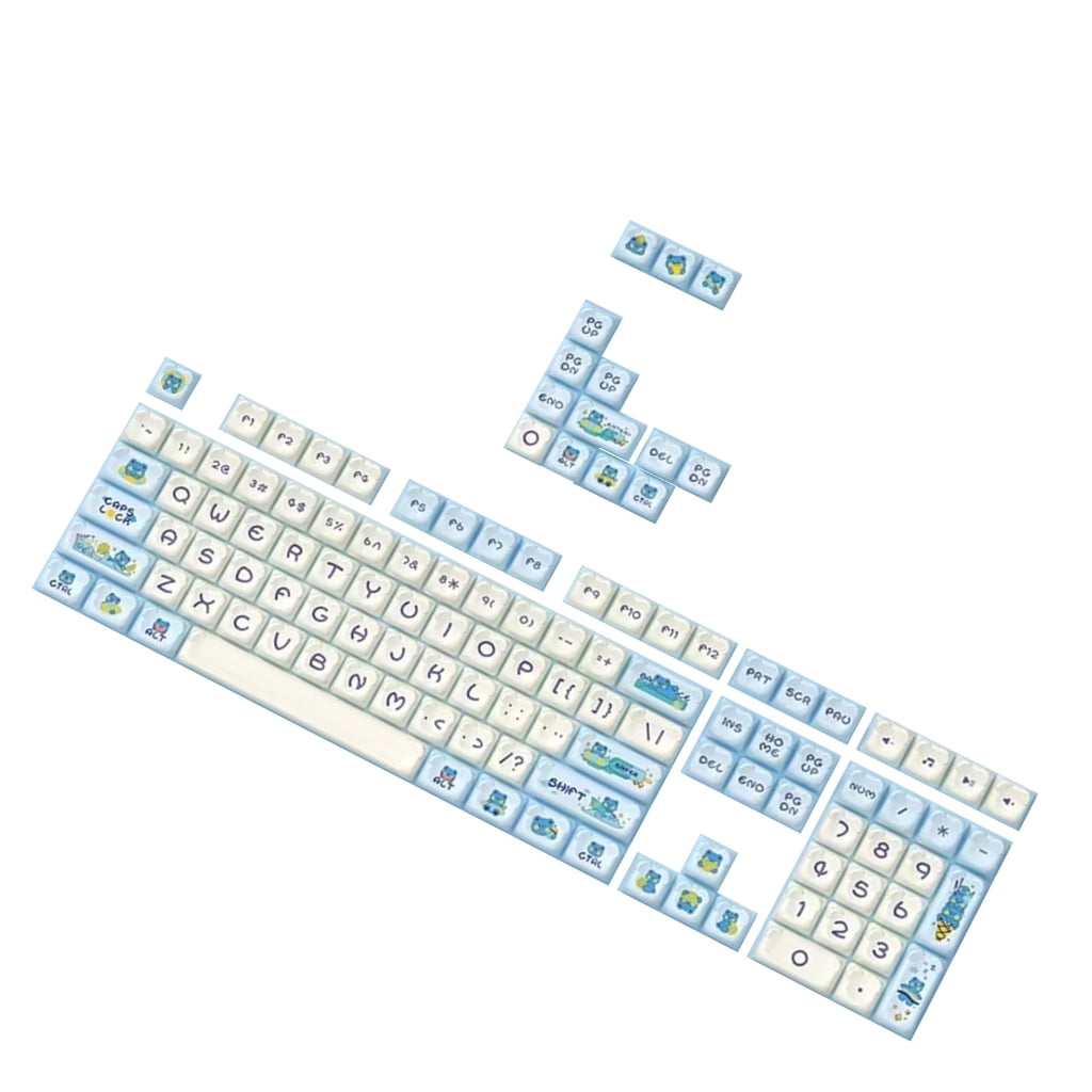 PBT Keycaps 122 Keys OEM Height Lemon Bear Theme for Mechanical ...