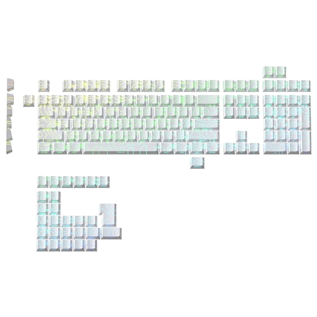 PBT Keycaps Featuring Gradients Side Backlits Design Uniform Typing ...