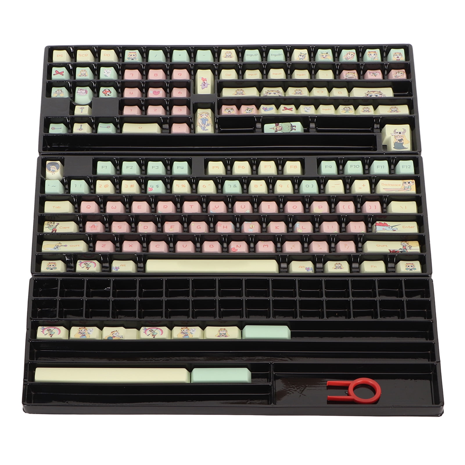 PBT Keycaps Set Dye Sublimation 146 Keys MDA Profile ANSI ISO Keycaps ...