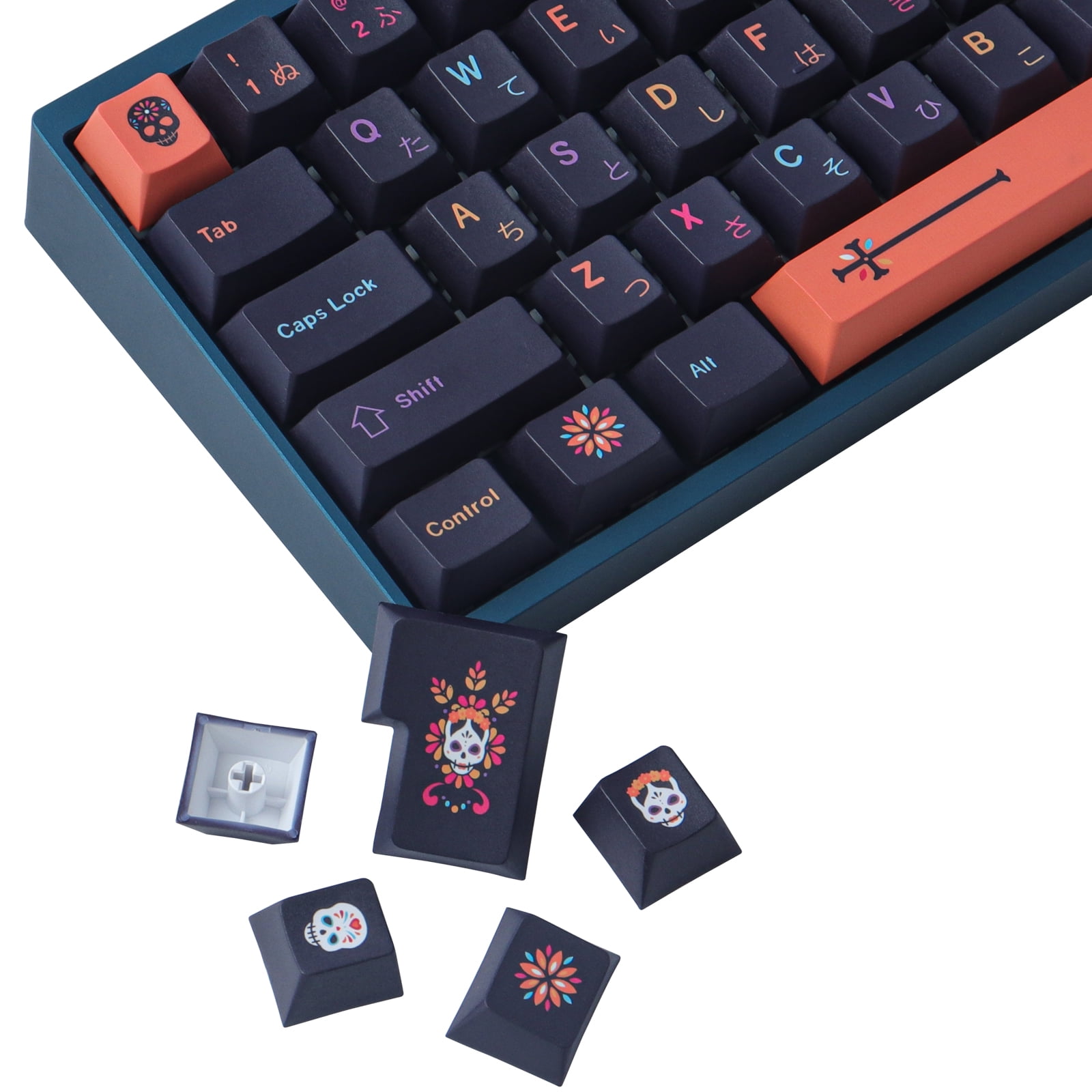 PBT Keycaps,Sunzit 146 Keys Mictlan Double Shot Dye Sublimation Cherry ...