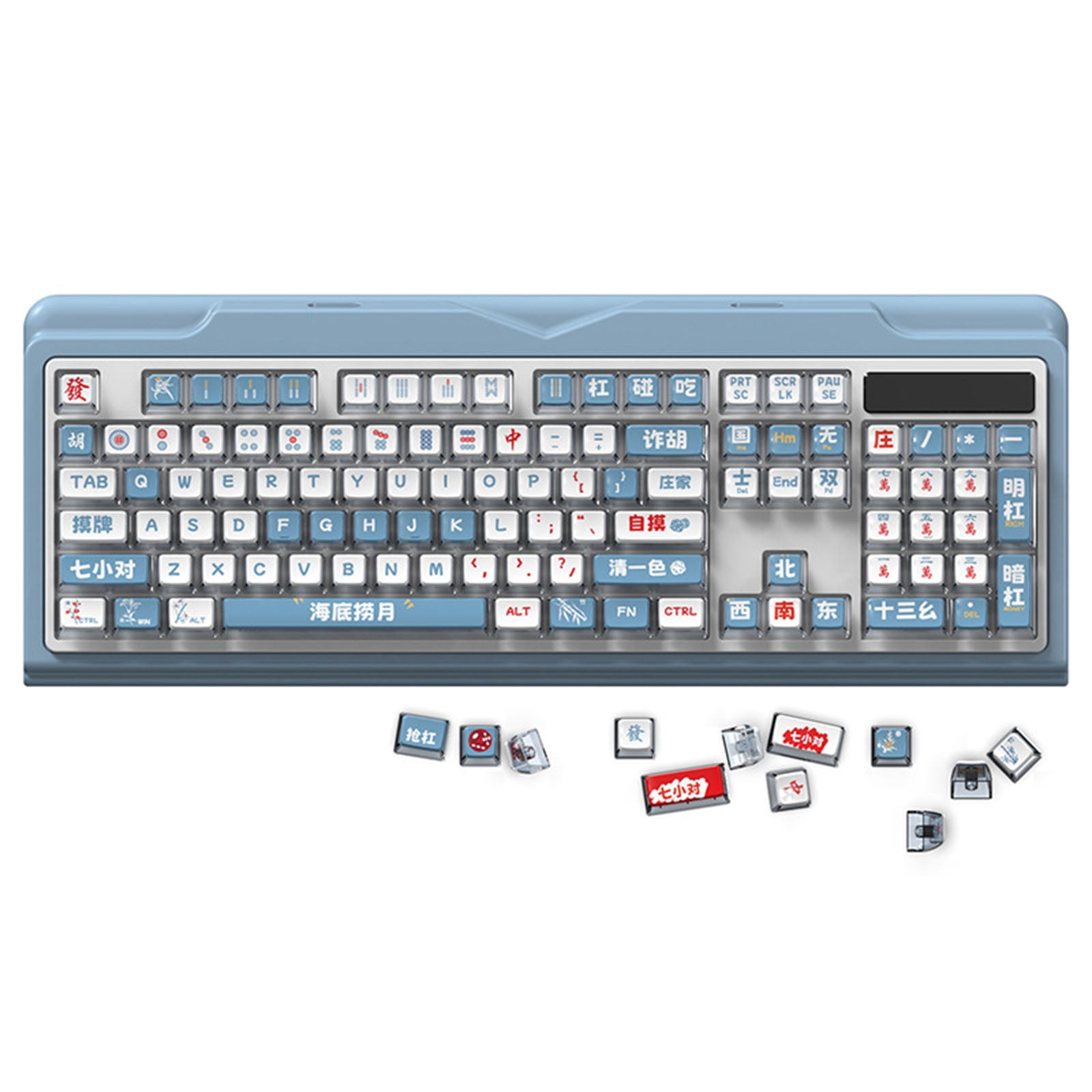 PBT Puddings Translucents Keycap Mahjong Keycap 116 Key ASA Profile ...