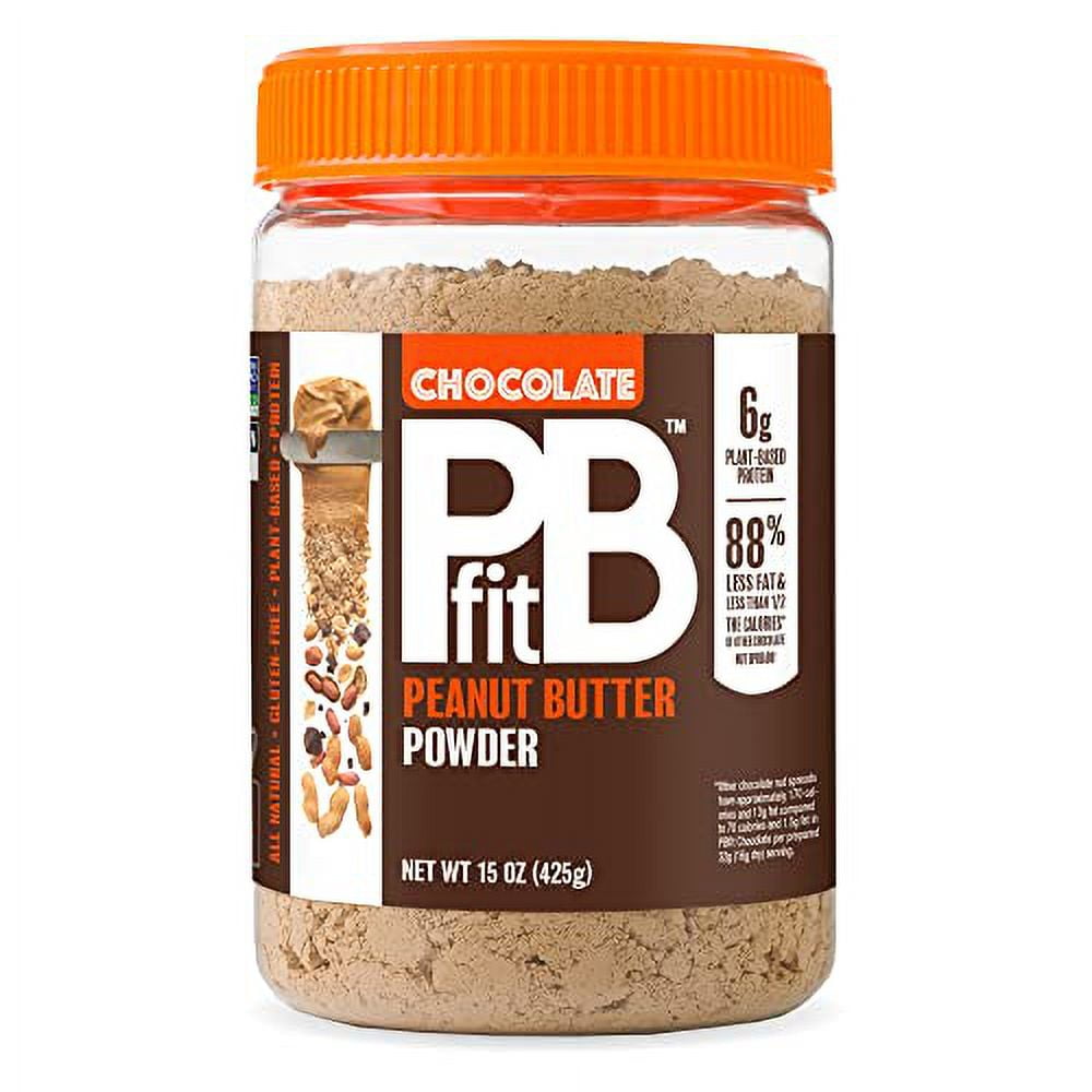 PBfit All-Natural Chocolate Peanut Butter Powder, Extra Chocolatey ...
