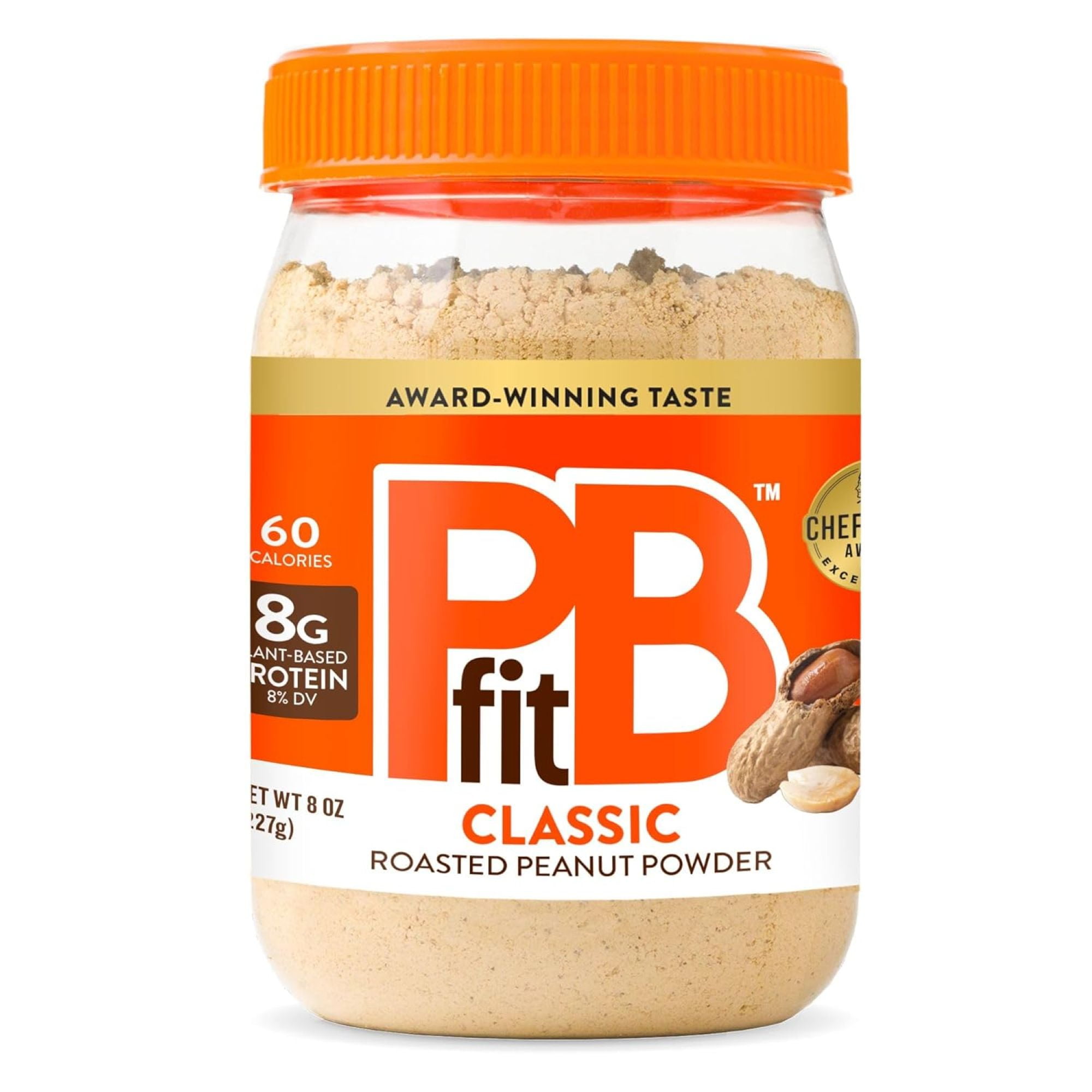 PBfit Peanut Butter Powder, 8 oz, Organic Non-GMO Gluten-Free - Walmart.com