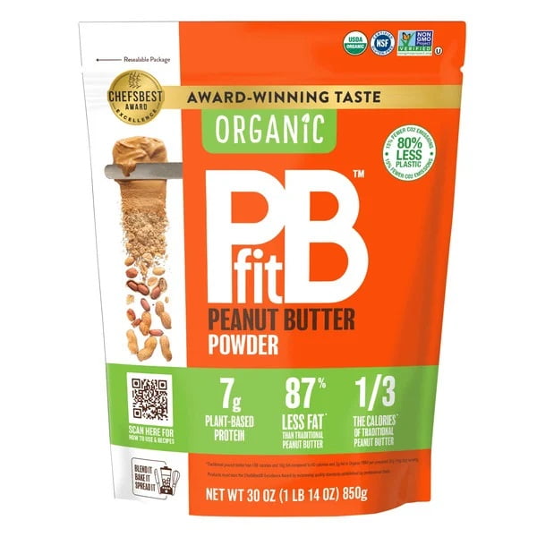PBfit Organic Peanut Butter Powder Pouch, 30 Ounce - Walmart.com