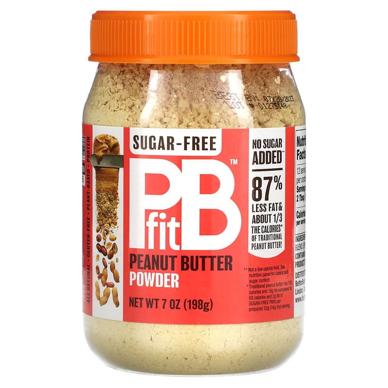 PBfit, Peanut Butter Powder, Sugar-Free, 7 oz Pack of 4 - Walmart.com