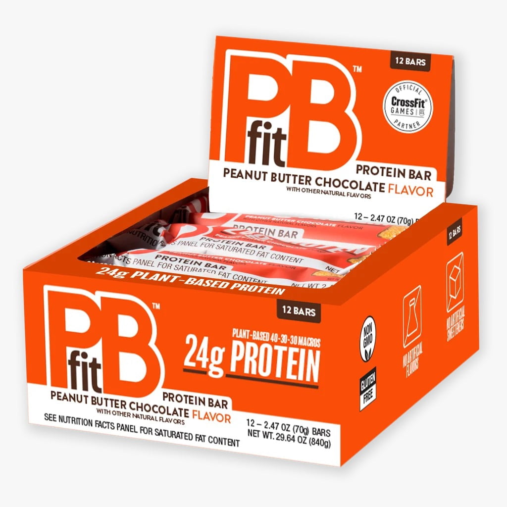 PBfit Protein Bar, Peanut Butter Chocolate, 2.47 oz, 12 ct - Walmart.com
