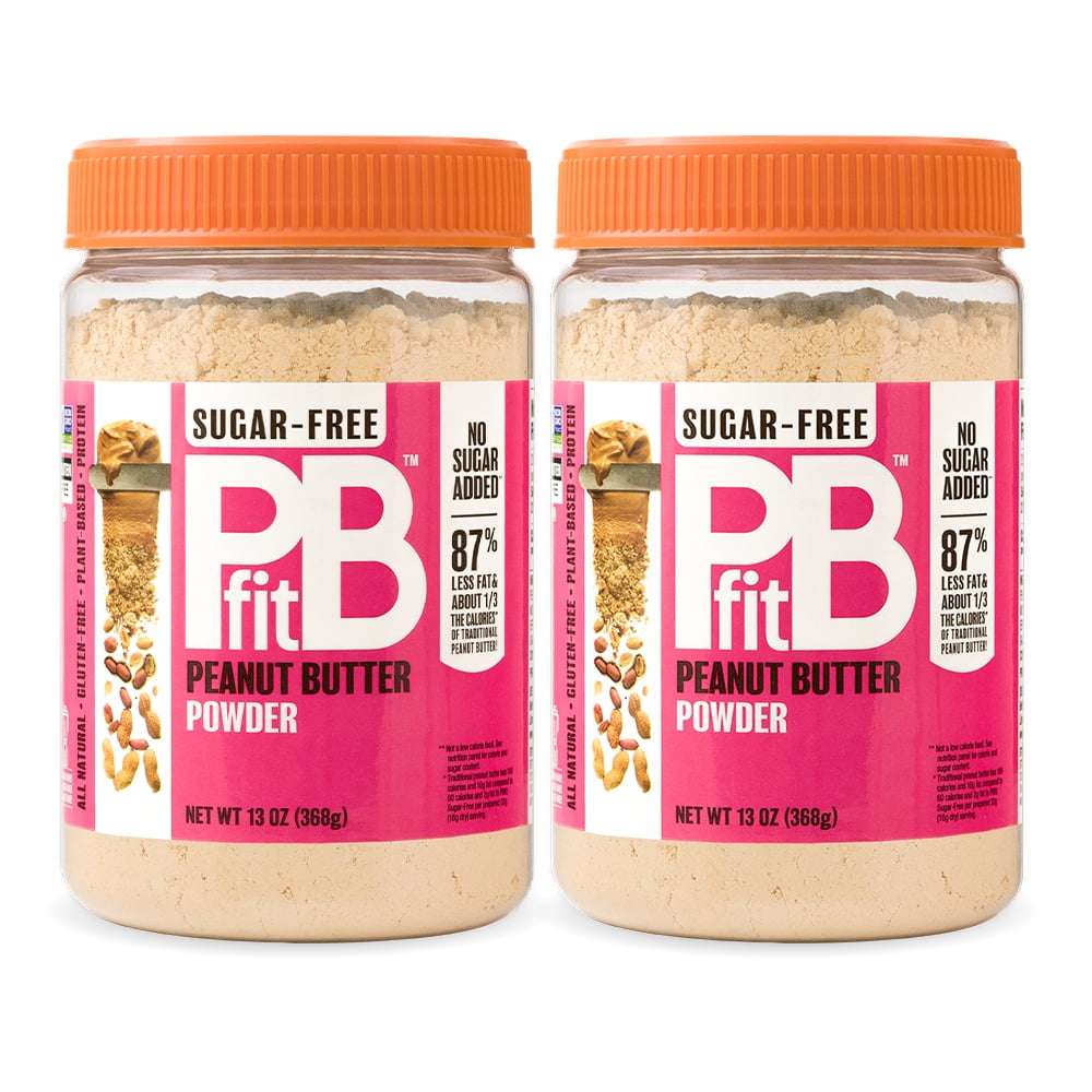 PBfit Sugar Free Peanut Butter Powder, 13 oz (2 Pack) - Walmart.com