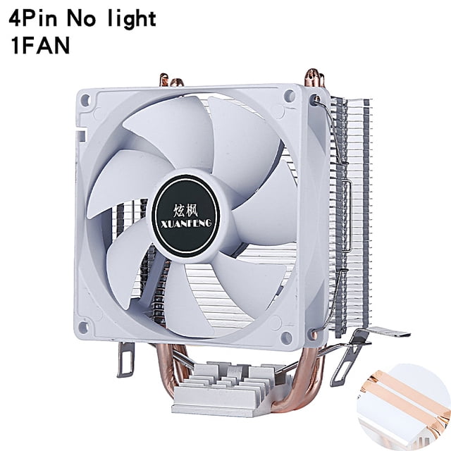 PC Air-Cooled Radiator CPU Cooling Fan 2/4/6 Heat Pipe Cooler ...