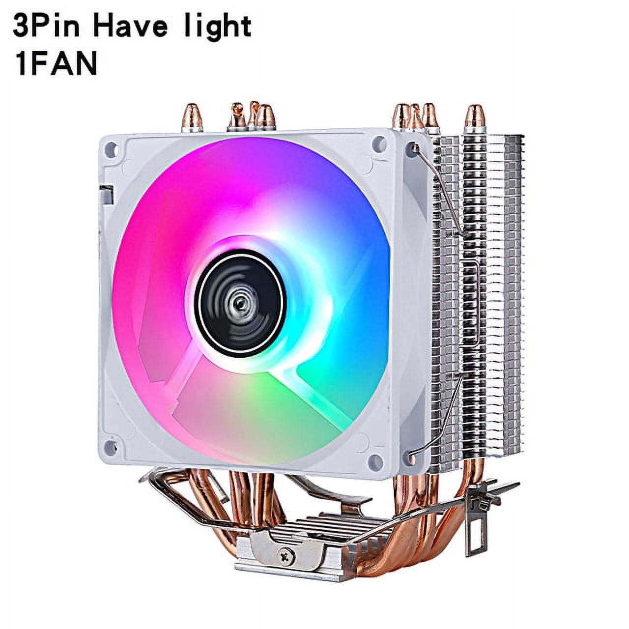 CPU Cooling Fan 4 Heat Pipe Cooler Processor Efficient Air-Cooled 3P/4P ...