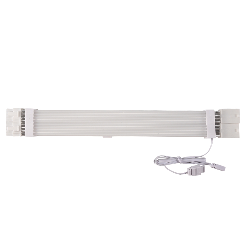 PC Case PSU Extension ARGB Cable ATX 2X8PIN PCI-E GPU Neon Color Line ...