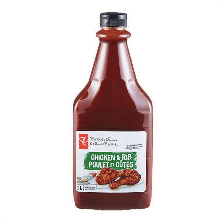 PC Chicken & Rib Barbecue Sauce, (1L/33.8 fl oz.,) {Imported from ...