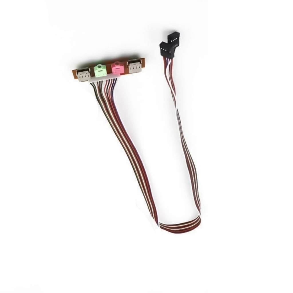 PC Computer Cable Connectors Case Front Panel USB 3.5mm Front USB2.0 ...