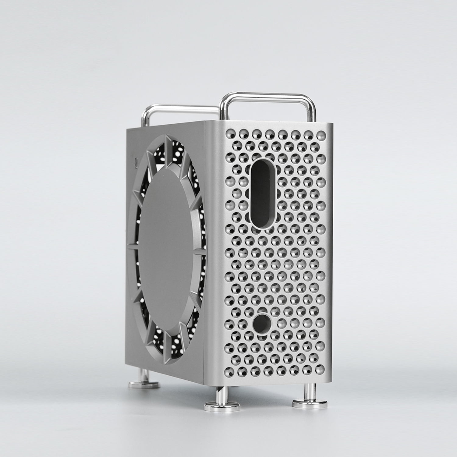 PC Computer Chassis for Mac Mini M4/M4 Pro 2024 ABS Vertical Computer ...