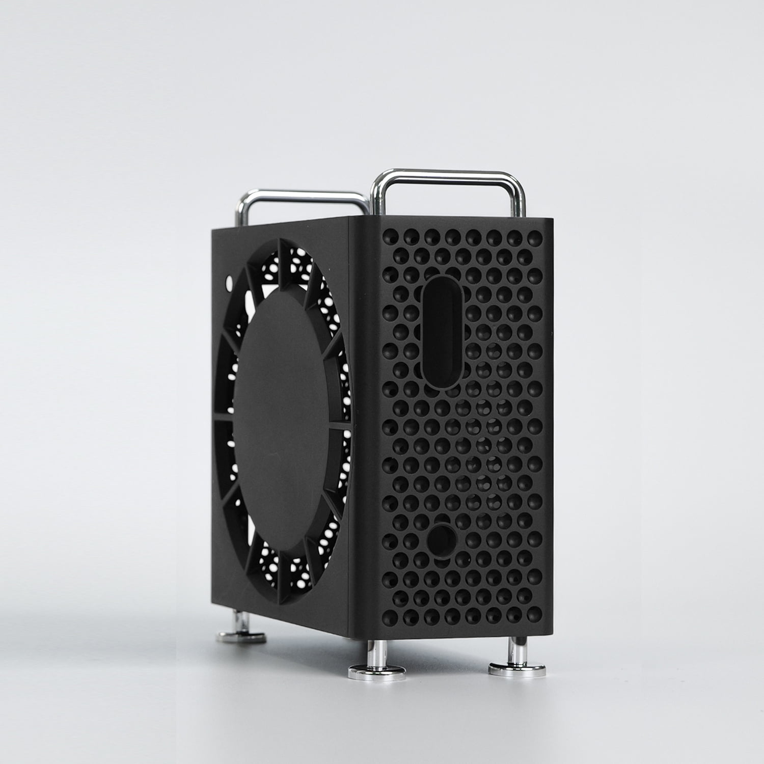 PC Computer Chassis for Mac Mini M4/M4 Pro 2024 ABS Vertical Computer ...