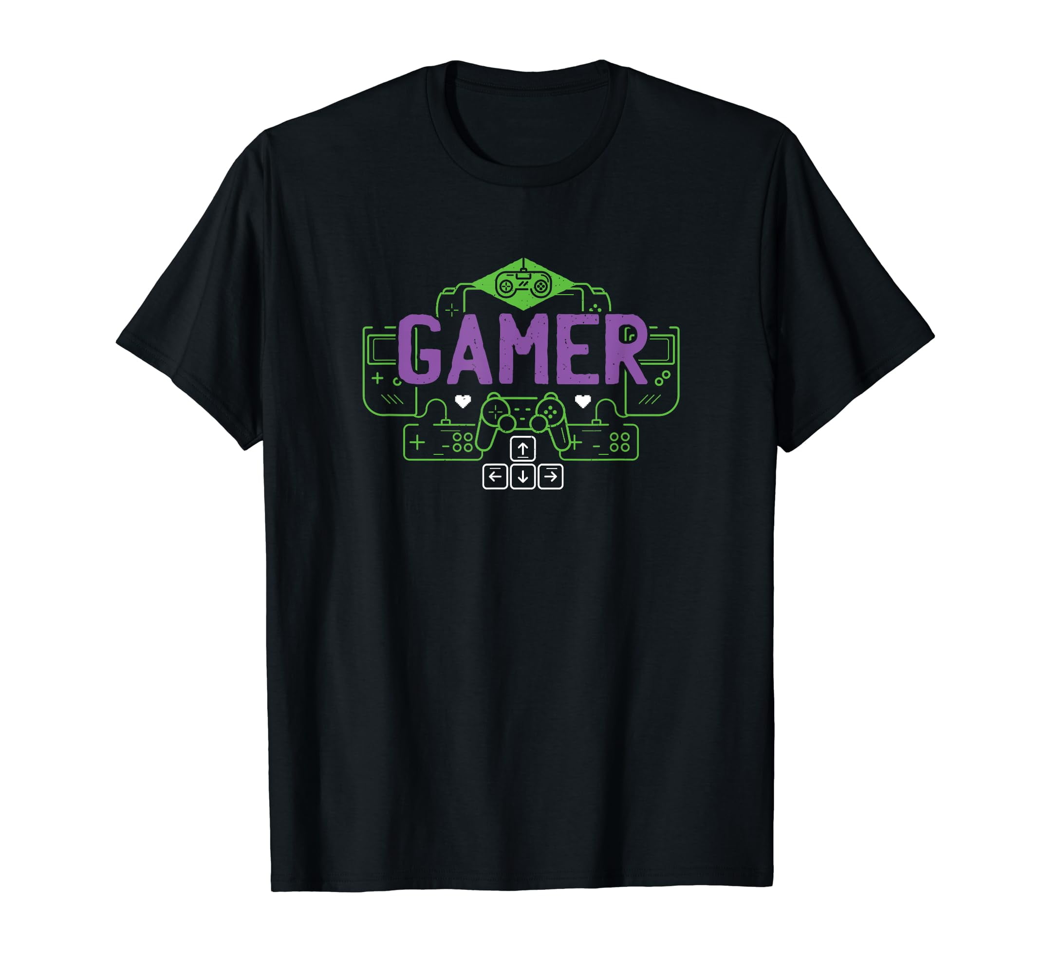 PC Computer Console Video Game Controller WASD Geek T-Shirt - Walmart.com