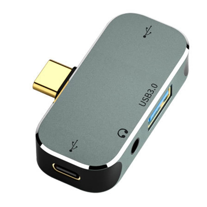 PC Computer Type-C Extension Hub 3.55mm Jack PD100W USB3.0/USB2.0/USB3 ...