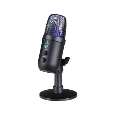 onn USB Dual-Pattern Microphone w/Volume/Mute controls and 3.5mm ...