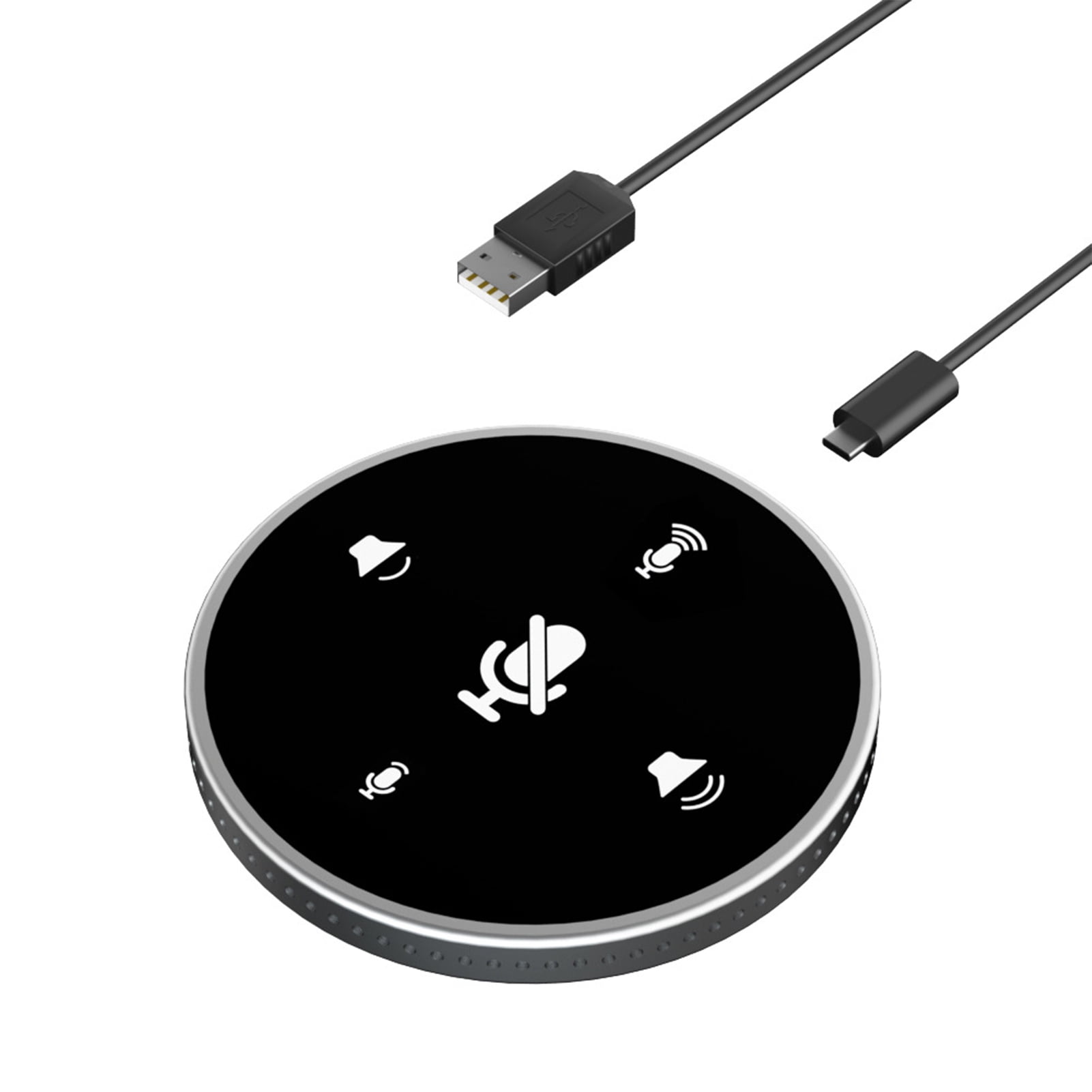 PC Computer USB Mic, Built in Speaker, Plug & Play, Windows Compatible ...