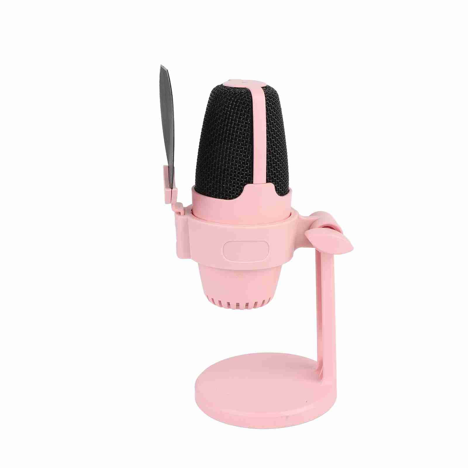 PC Condenser Microphone, USB Interface RGB Light High Sensitivity 35 ...