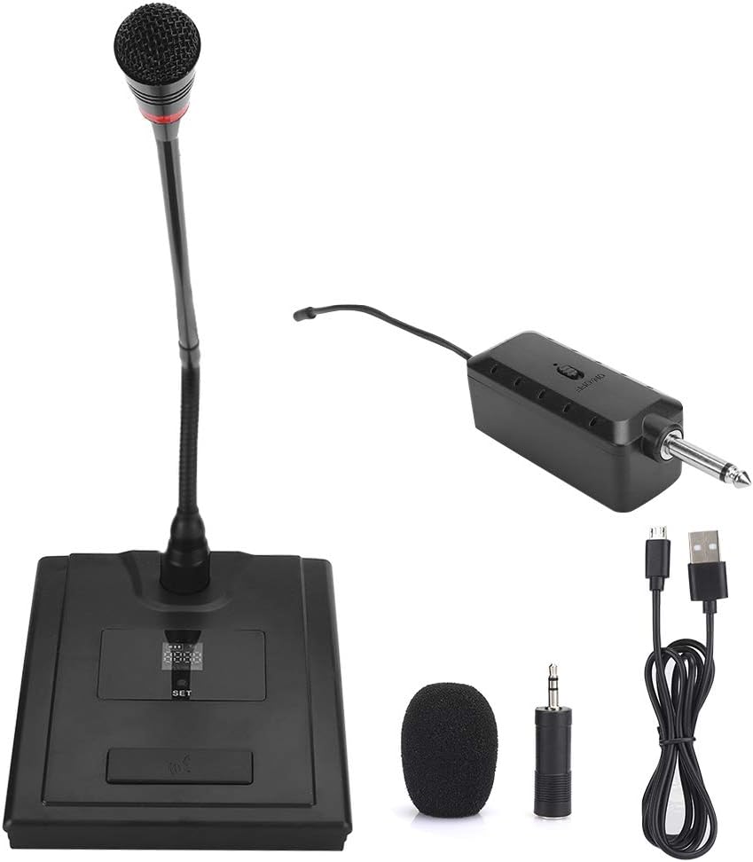 PC Conference Microphone - Wireless Omnidirectional Desktop Mic - USB ...