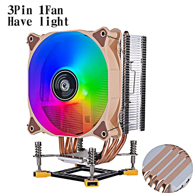 PC Cooling 120mm Fan CPU Processor 4 Heat Pipe Suitable For Installing ...