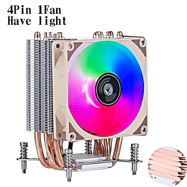 PC Cooling 90mm Fan 6 Heat Pipe CPU Processor 3P/4P Suitable For ...