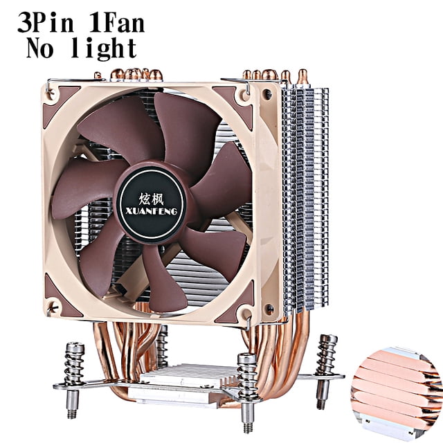 PC Cooling 90mm Fan 6 Heat Pipe CPU Processor 3P/4P Suitable For ...