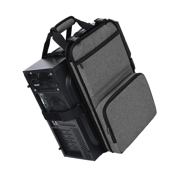 PC Desktop Carrying Case with Multiple Storage Pocket Bag for Keypad ...