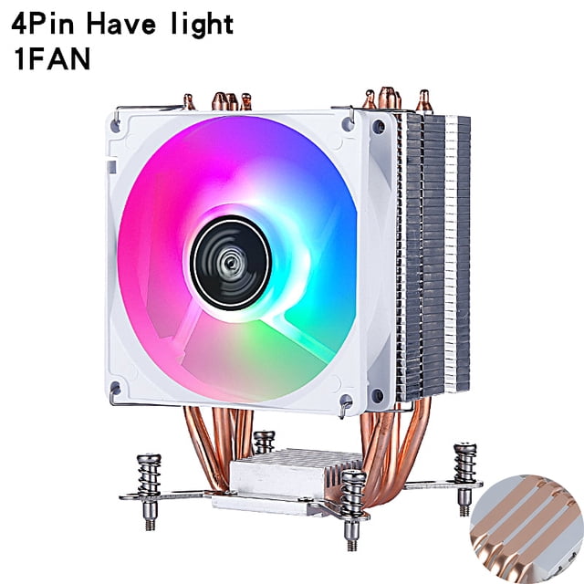 PC Efficient Air-cooled Radiator Processor 2/4/6 Heat Pipe Cooler CPU ...