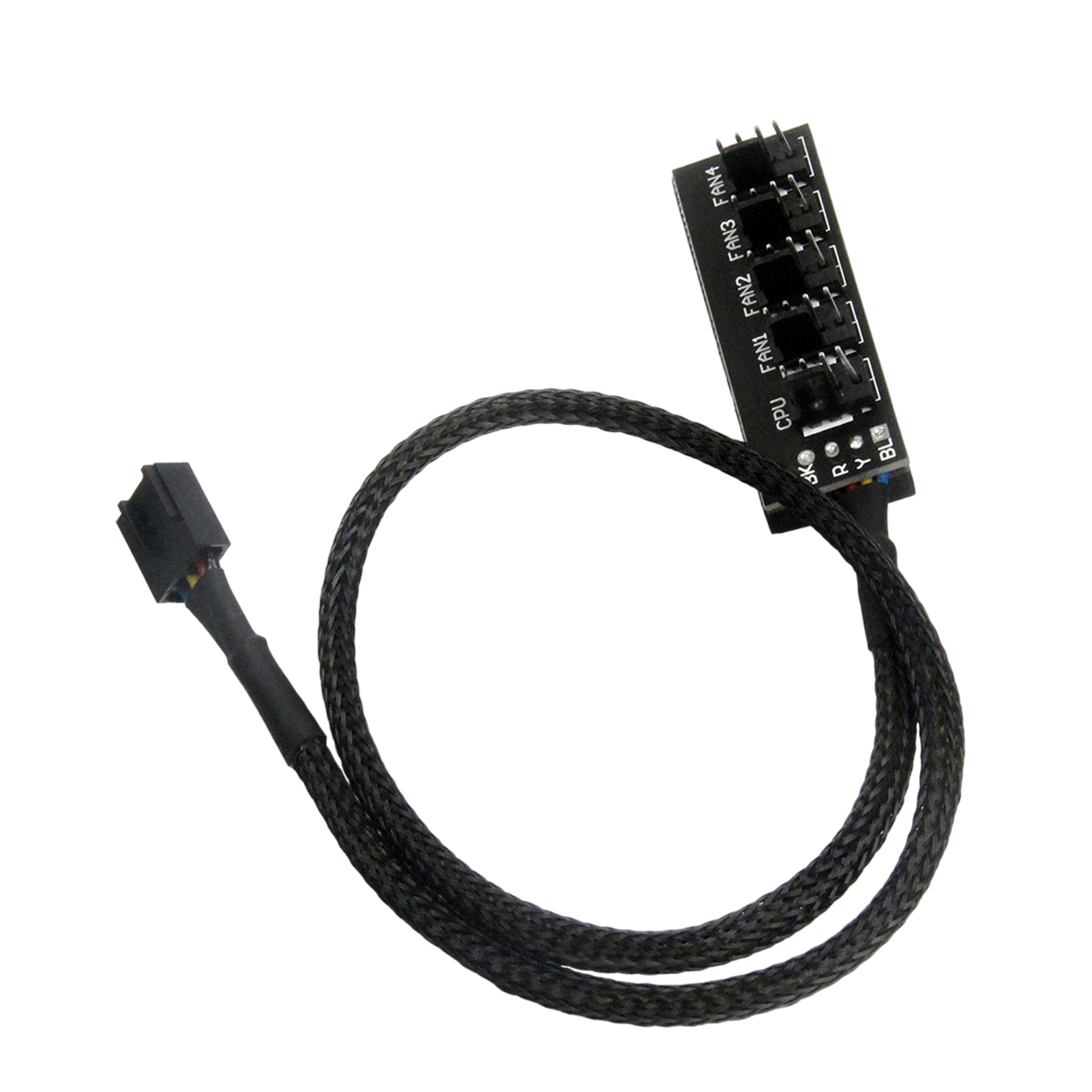 PC Fan Hub,Fan Splitter 4 Pin Fan Hub,Computer Fan Splitter Case Fan ...