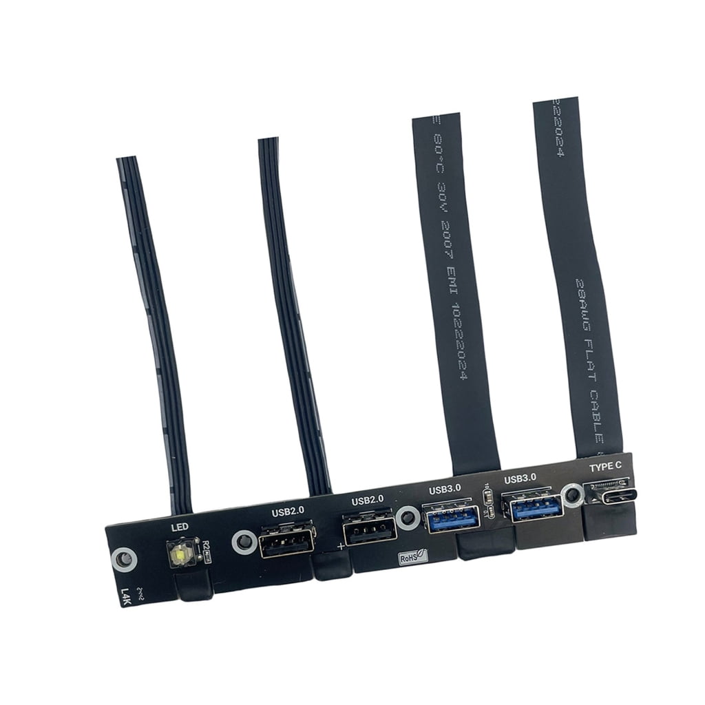 PC Front IO Panel Expansion 5 USB Port 20G Type C USB3.0 USB2.0 Port ...