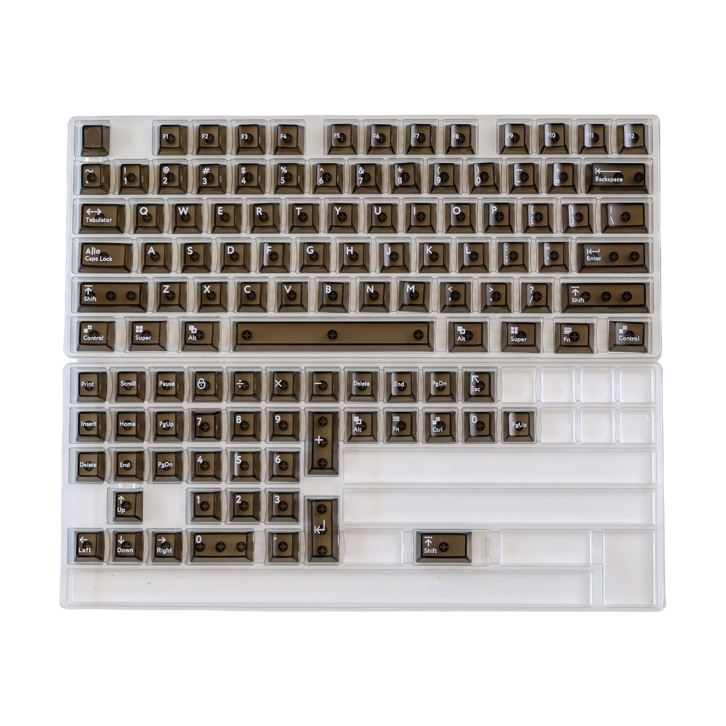 PC Full Transparents 114Keys Original Height Keycap Backlits Keycaps ...
