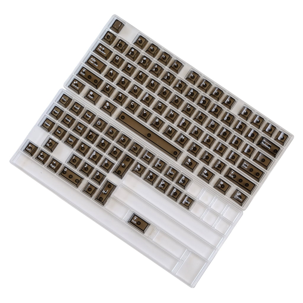 PC Full Transparents 114Keys Original Height Keycap Backlits Keycaps ...