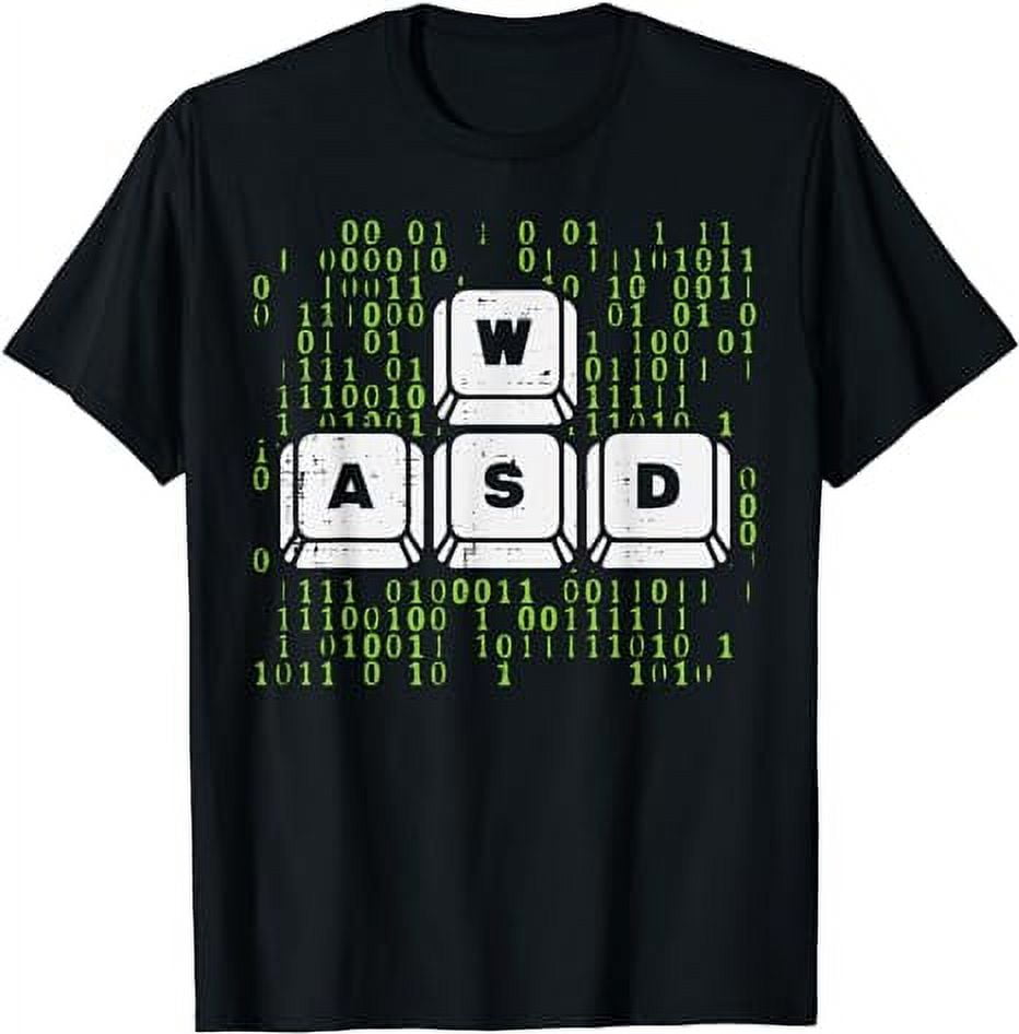 PC Gamer WASD Funny Computer Gaming Boys Kids Men Youth Teen T-Shirt ...
