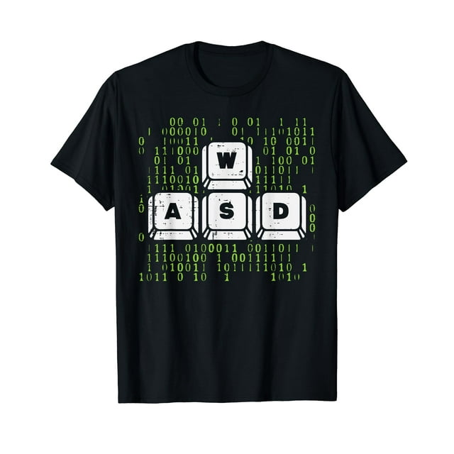 PC Gamer WASD Funny Computer Gaming Boys Kids Men Youth Teen T-Shirt ...