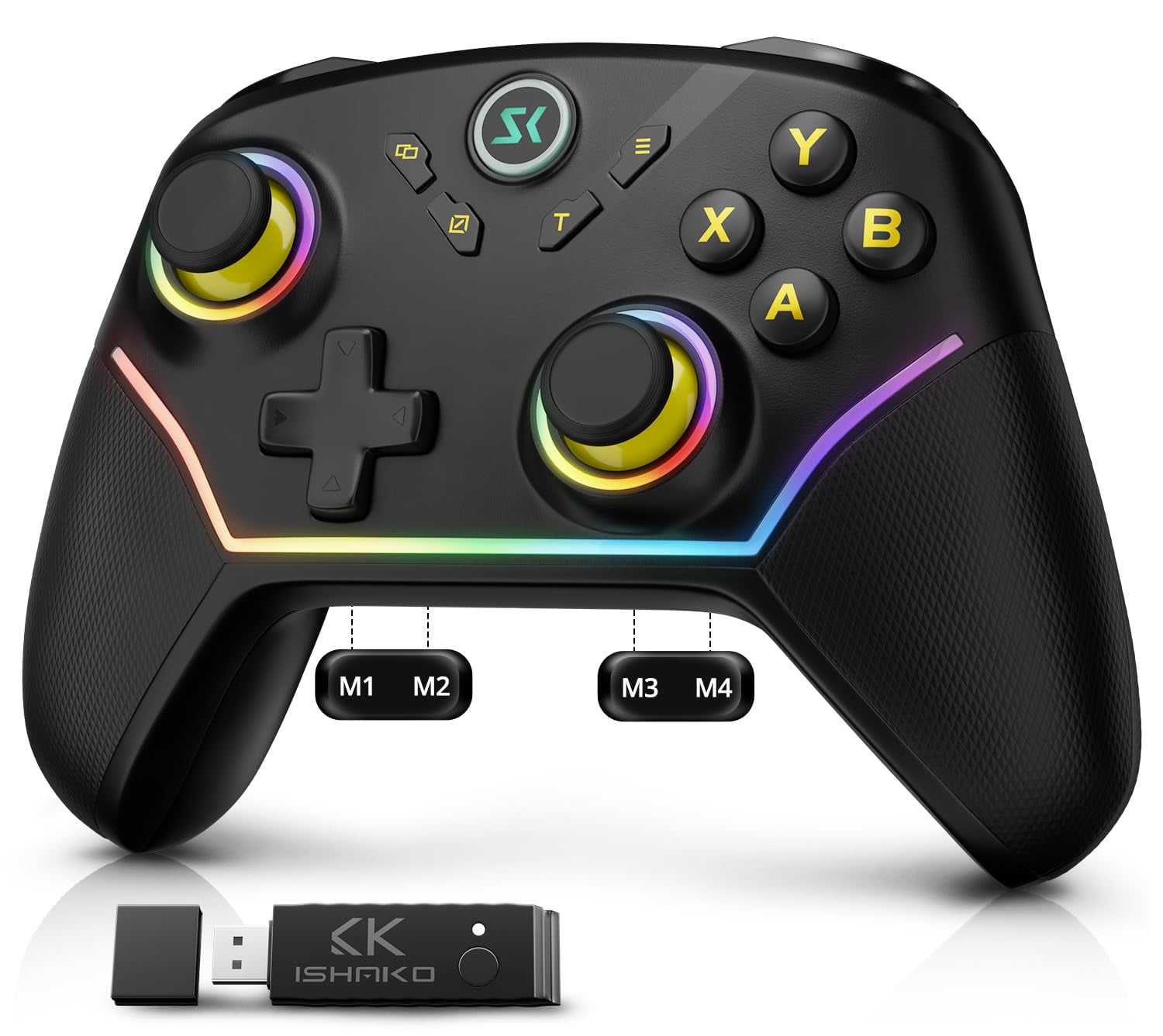 PC Gaming Controller - Wireless/Bluetooth Controller with 1200mAh ...