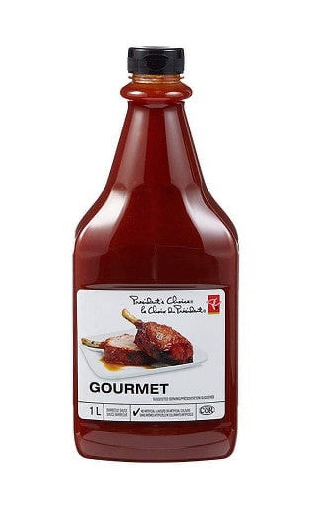 PC Gourmet Barbecue Sauce, (1L/33.8 fl. oz.) {Imported from Canada ...